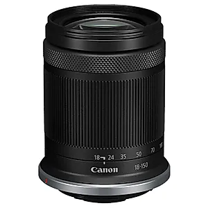 Canon EOS R100 Mirrorless Camera with 18-150mm Lens + 55-210mm Lens +64GB Memory Card, Case, Hood, Grip-Pod, Filter Professional Photo Bundle (Renewed)