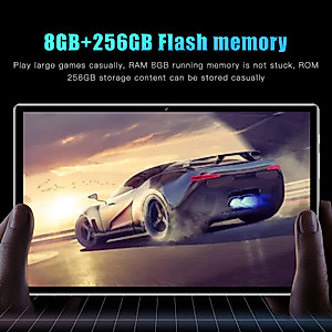 10.1in Tablet for Android11, 2.4G 5GWiFi Dual Bands, 256GB ROM, 1920x1200 Smart Calling Tablets, Octa Core 5800mAh Rechargeable Gaming Tablet with IPS HD Screen