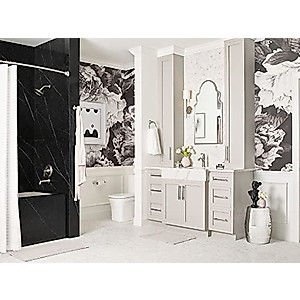 Moen MY0318BN Halle 18-inch Single -Towel Bar, Brushed Nickel