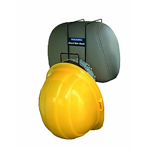 Horizon 5002 Sturdy Steel Over The Seat Hard Hat Rack, 2-1/2" Width x 2-1/2" Height x 2" Depth