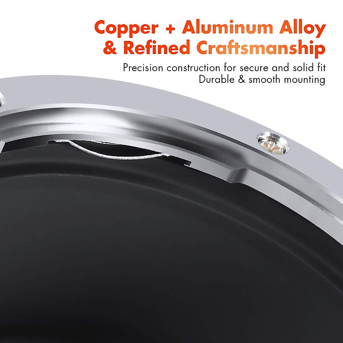 K&F Concept Lens Mount Adapter for Canon EF EF-S Lens to Sony Alpha E NEX Mount Mirrorless Cameras, Manual Focus Lens Adapter with Matting Varnish Design, Not Auto-Focus