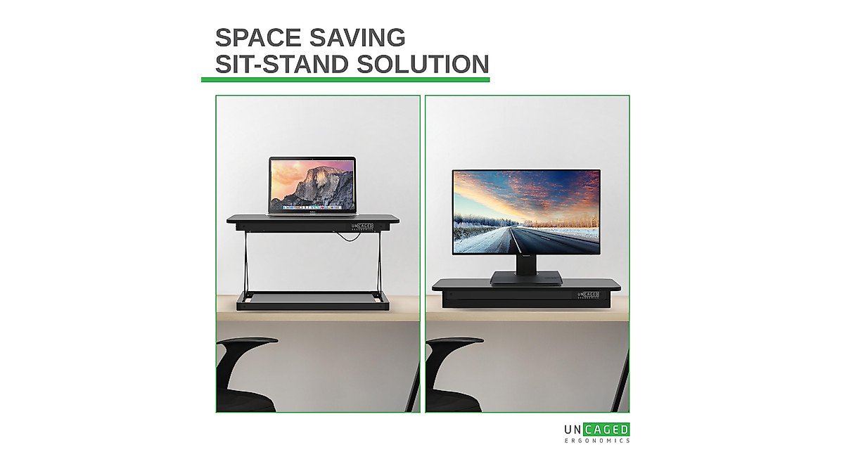 CHANGEdesk MINI: Compact Height Adjustable Desk Converter