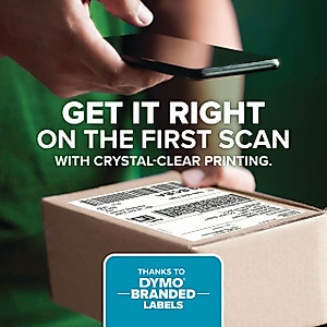 DYMO LabelWriter 5XL Label Printer Bundle, Prints Extra-Wide Shipping Labels (UPS, USPS) from Amazon, eBay, and More, Perfect for eCommerce Sellers, Includes 5 Extra-Large Shipping Labels (1100 Total)