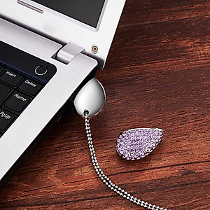 GARRULAX USB Flash Drive, 8GB / 16GB / 32GB / 64GB USB2.0 USB Memory Stick Date Storage Pendrive Thumb Drives(64GB,Purple)