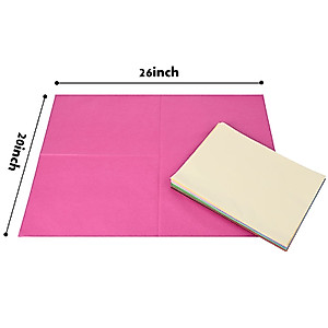 125 Sheets Tissue Paper Bulk, Colored Tissue Paper for Gift Bags, 25 Assorted Colors Tissue Paper for Crafts, Gift Tissue Paper for Gift Wrapping, 20 x 26 in