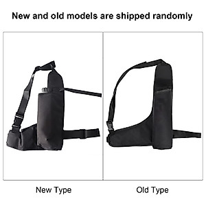 Honio Oxygen Bag, Oxygen Bottle Bag Portable Black Waterproof for Underwater Activity (S408)