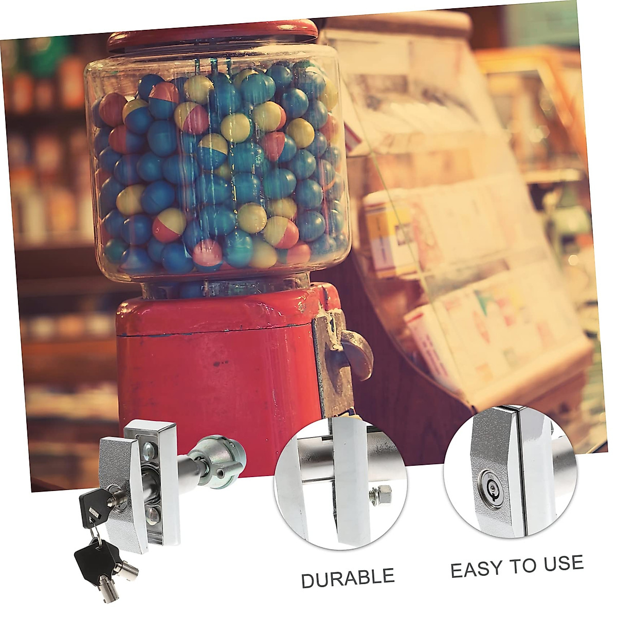 TEHAUX Automatic Vending Machine Lock Vending Machines Vending+Machines A Vending Machine Machine Lock Machine Lock Tool Machine Lock Replacement T-Handle Lock Candy Machine Lock Key