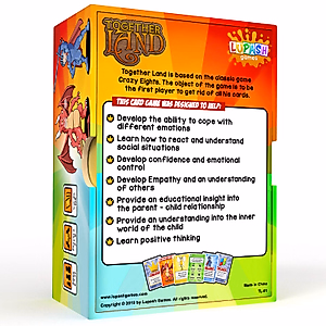 Together Land Therapy Game for Kids - Play Therapy Cards Develop Social Skills - Group Therapy Games for Teens Anger Management Toys - Counselors social skills activities for kids with Autism and ADHD