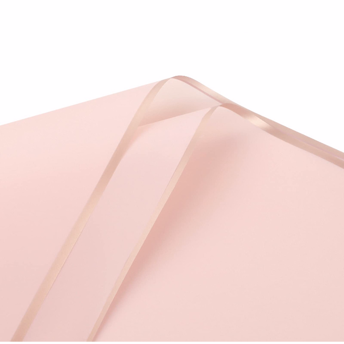 20 Counts Fresh Flowers Wrapping Paper,Waterproof Florist Bouquet Paper and 35 Yards 1" Fabric Ribbons Set,Gift Packaging or Gift Box Packaging,DIY Crafts,Florist Bouquet Supplies 23x23 (Rose Pink)