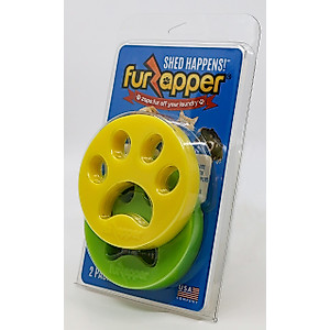 FurZapper Pet Hair Remover for Laundry, 2 Count - Reusable Dog & Cat Hair Remover Tool As Seen on Shark Tank - Removes Pet Fur, Hair, Lint, Dander from Clothes & Laundry - One FurZapper Per Pet