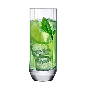 Nude Glass Big Top Set of 4 Highball Glasses 11.5oz Lead-Free Crystal (Set of 4) 64152-1100888