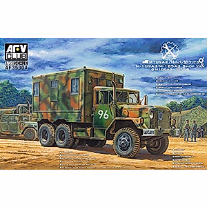 AFV Club 1/35 US Army M109A3 Panel Van Cargo Truck Plastic Model FV35304