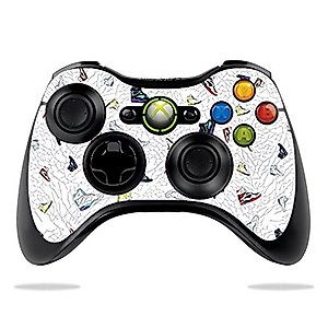MightySkins Skin Compatible with Microsoft Xbox 360 Controller Case wrap Cover Sticker Skins Jays
