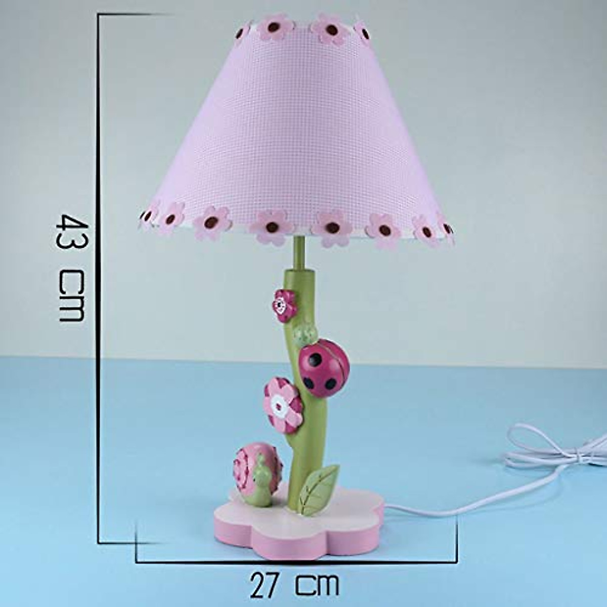 Useful Flower Table Lamp for Kids Creative Cute Bedtime Nightstand Eye-caring Desk Lamps for Bedroom Reading Gift Ornament Children Desk lamp