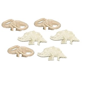 NB Durable Dental Dinosaur Textured Dog Chew Toy Stagosaurus Brontosaurus Set of 2 (Three - Two Packs)