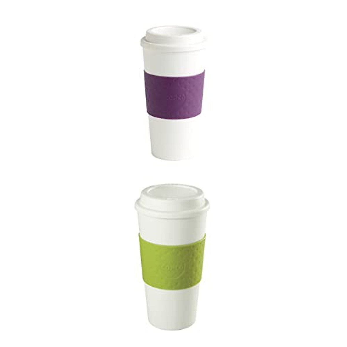Copco - 2510-9965B Acadia Travel Mug, 16-Ounce, Plum, Green Acadia Travel Mug, 16-Ounce, 1 Count (Pack of 1)