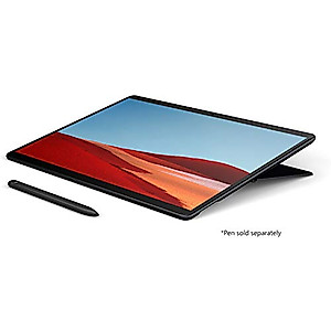 Microsoft MJX-00001 Surface Pro X 13" Touch Tablet SQ1 8GB/128GB Black Bundle with Elite Suite 18 Software (Office Suite Pro, Photo Editor, PDF Editor, PCmover Pro) + 1 YR CPS Protection Pack