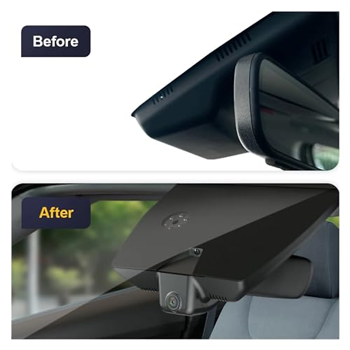 Orignal Factory Look WiFi Connection LHD Dash Cam Video Recorder Car DVR Compatible with Kia K5 2021 2022 2023, FITCAMX 4K 2160P (Color : Black, Size : 2K Dual Cam 64GB)