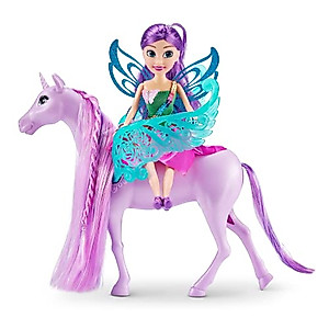 Sparkle Girlz Fairy Princess &Unicorn by ZURU, Dolls, Poseable Fashion Doll, Hair Styling for Kids, Gifts for Girls 4-8, Removable Dress, Pretend Play