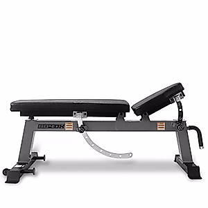 CAP Barbell Deluxe Utility Weight Bench, Gray (FM-CS804DX-GY)