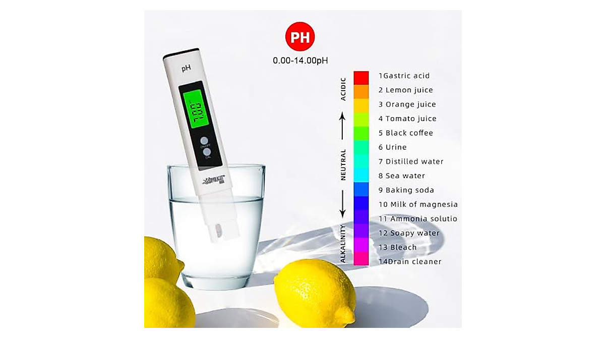 Divolight Digital PH Meter - High Accuracy Water Quality Tester