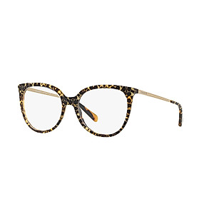 Coach HC6125 Prescription Eyewear Frames, Spotty Tortoise Signature C/Demo Lens, 53 mm
