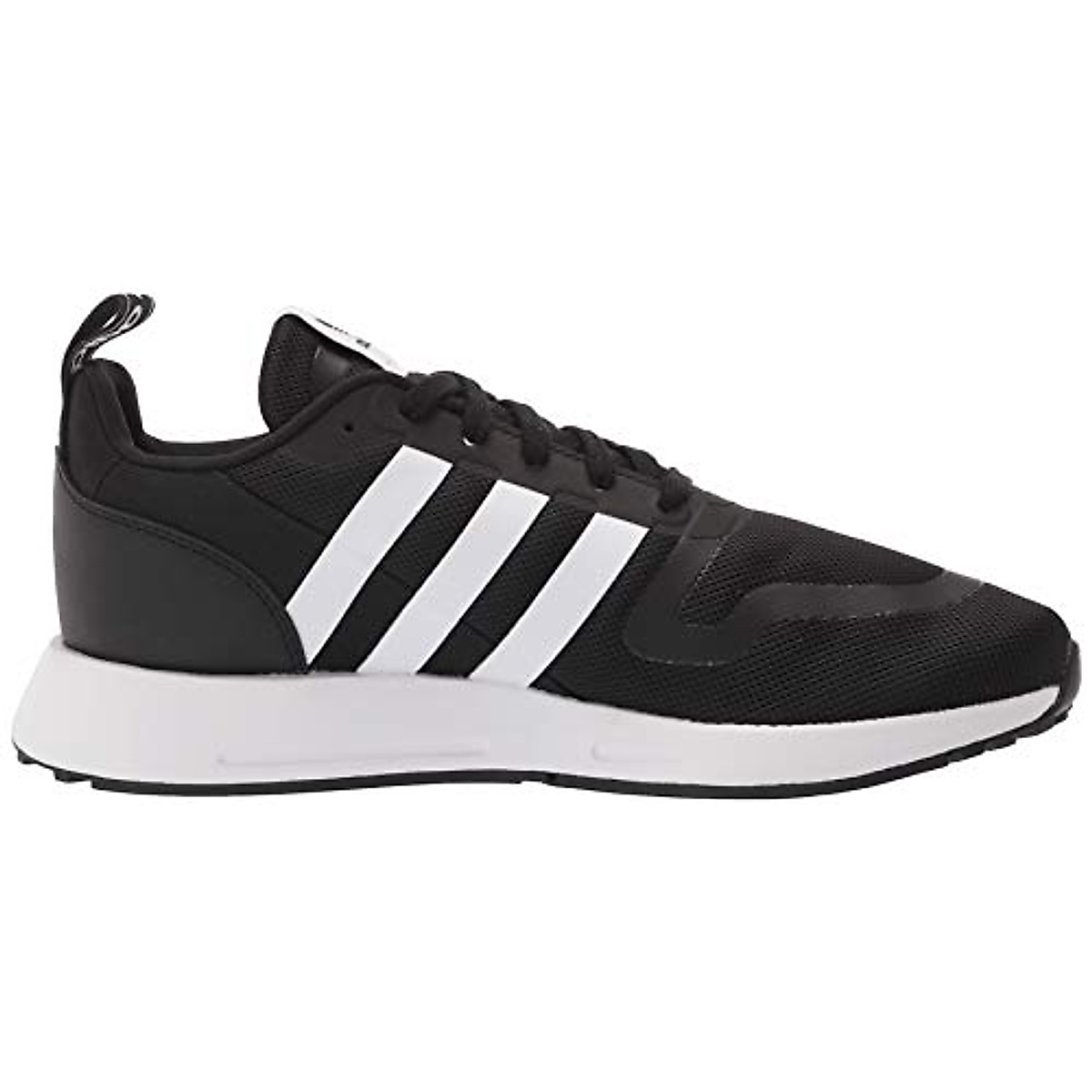adidas Originals mens Smooth Runner Sneaker, Core Black/White/Core Black, 13 US