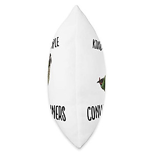 Cute Green Cheek Conure Parrot Design Funny Sad People and Green Cheek Conure Parrot Gift Throw Pillow, 18x18, Multicolor