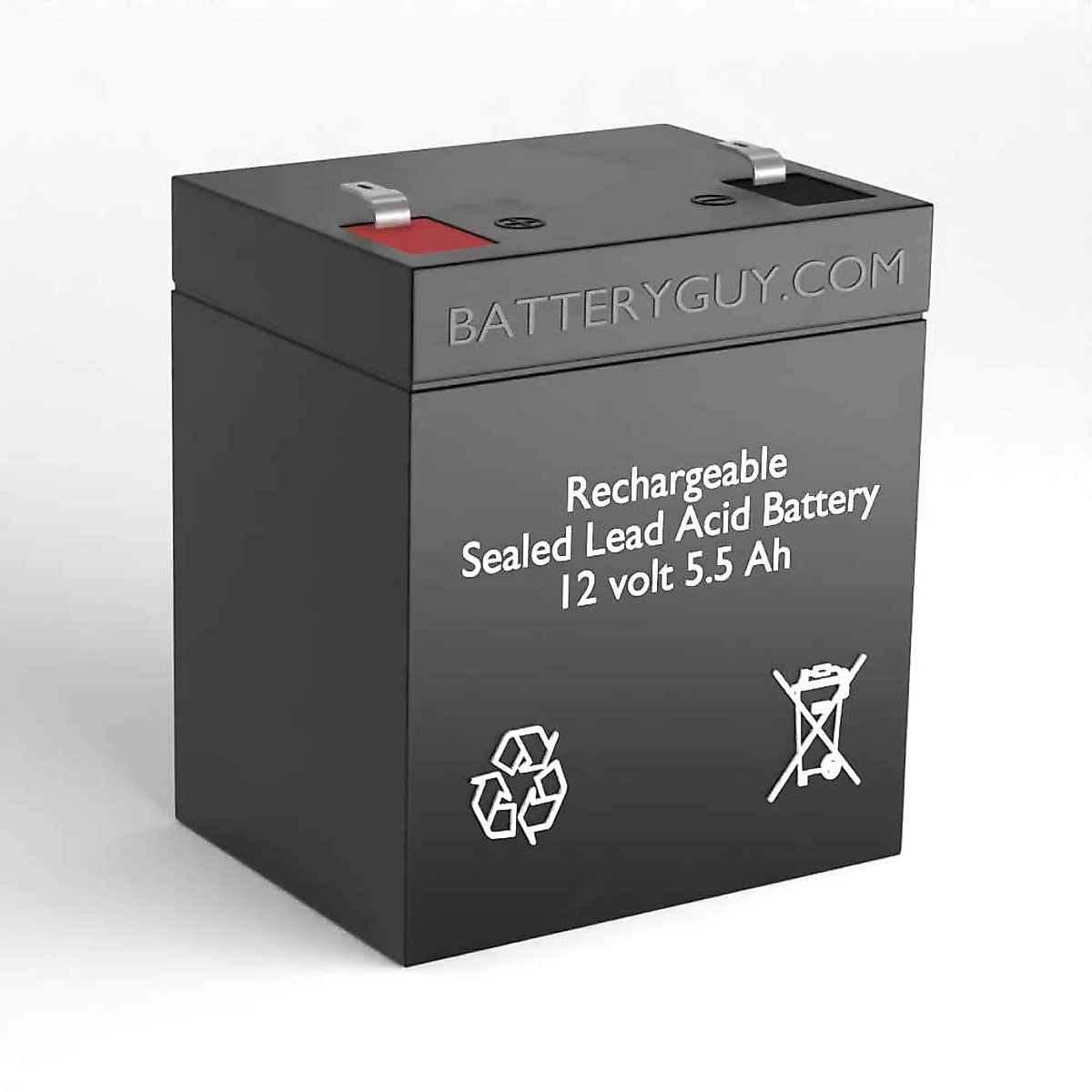 BatteryGuy 1609-HBAT Replacement 12V 5.5Ah SLA Batteries Brand Equivalent (Rechargeable, High Rate) - Qty of 2