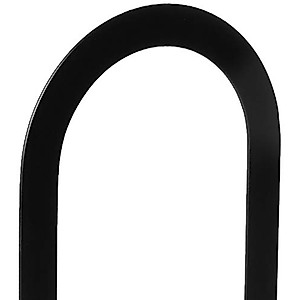 Spectrum Elements Bookends Large Set of 2 (Black) - Minimalist & Modern Organizers for Bookshelf, Coffee Table, Nightstand, Home Office, Bookcase, Magazines, Shelves, Cookbooks, & More