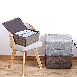 NC Zipper Storage Box Wardrobe Storage Box Foldable Clothes Storage Bag Cloth Covered Organizing Box Clothes Organizing Cloth Box Storage Box