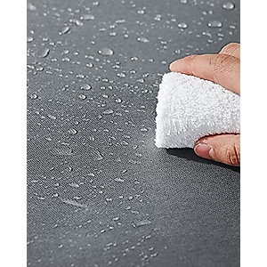 SONGMICS 59-Inch Portable Closet and 55-Inch Portable Closet Bundle, Pair of Roll-Up Wardrobes, Closet Storage Organizers, Easy Assembly, Gray ULSF03G and URYG02GY