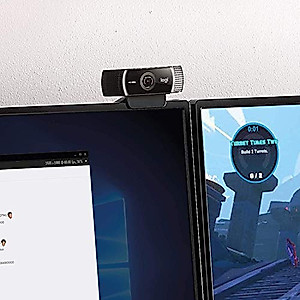 Logitech HD C922 Pro Webcam, 1080p Camera for Streaming Gaming Sessions, Background Replacement, Tripod Included