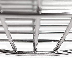 Premium Products Corp. Ash Basket with Handle - Perfect for Large Big Green Eggs & Kamado Joe Classic Sizes - Fits Most Grills - Free - Bonus Instant Read Thermometer (1)