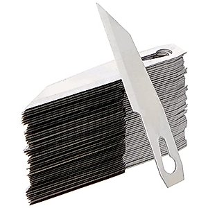 Stanley 1-11-221 Slim knife Blade "No.5901"(50 Piece), Silver