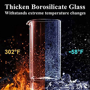 Fuuroottly Reutilisable Refillable Capsule Crema Espresso Reusable New Refillable with French Press Coffee & Tea Maker