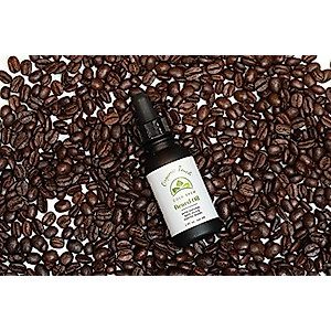 Transform Your Beard Organically Today With Our Luxury Vegan Cold Brew Beard Oil For Full and Soft Facial Hair | Promotes Facial Hair Growth | By Organic Touch Beauty | Includes Actual Coffee Beans Smells Great | Apricot Kernel Oil, Argan Oil, Coffee And