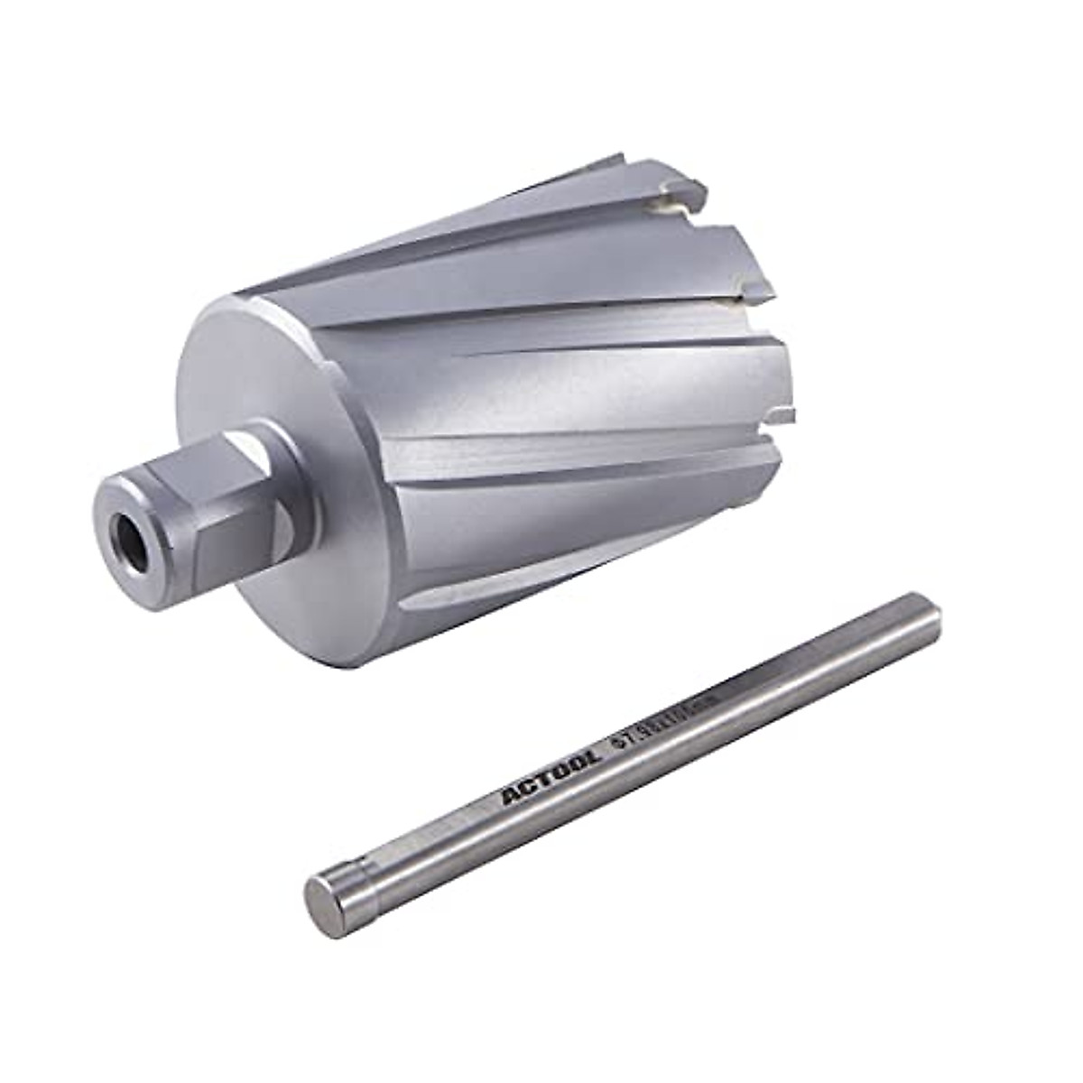 ACTOOL 2-1/8'' Diameter x 2'' Depth of Cut Carbide Tipped TCT ANNULAR Cutter with 3/4'' Weldon Shank