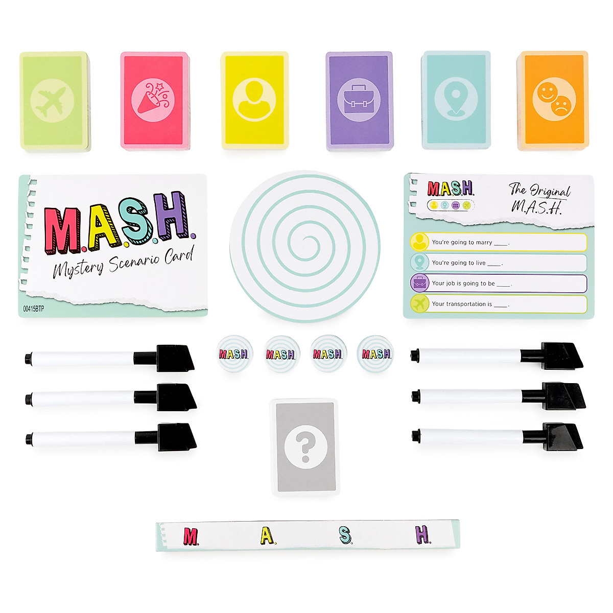 Spin Master Games MASH, Fortune Telling Adult Party Game, for Ages 17 and up