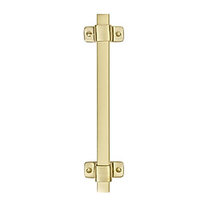 Amerock | Cabinet Pull | Matte Gold | 5-1/16 inch (128 mm) Center-to-Center | Rockwell | 1 Pack | Drawer Pull | Drawer Handle | Cabinet Hardware