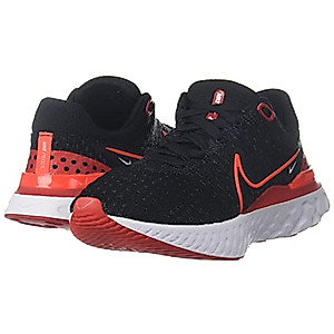 Nike React Infinity 3 Women's Road Running Shoes Size- 6.5 Black/Bright Crimson