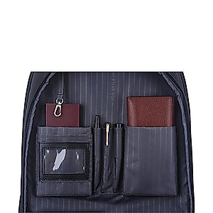 Eco Style Roller Laptop Backpack, Black, 17" W (ETEX-RB17)