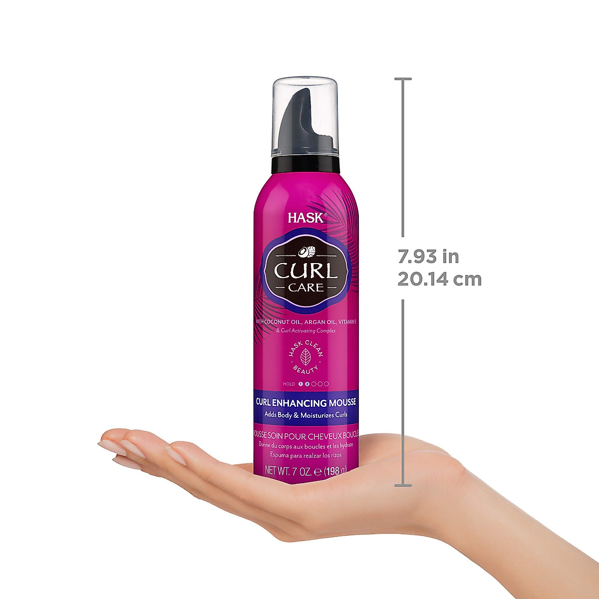 HASK CURL CARE Curl Enhancing Mousse Bundle - Vegan, Cruelty-Free, Color Safe, Gluten-Free, Sulfate-Free
