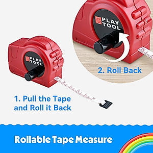 Toy Choi's Toy Leaf Blower - Kids Leaf Blower That Really Works with Toy Tool Set, Pretend Play Series Construction Outdoor Preschool Gardening Kids Tool Set, Toy Leaf Blower for Boys Girls Age 4-7