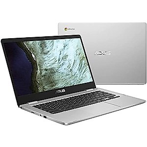 Asus Chromebook 14" HD Anti-Glare Nano-Edge Display Laptop Computer, Intel Celeron N3350 up to 2.4GHz, 4GB DDR4, 64GB eMMC Flash Memory, HD Webcam, 802.11ac, Bluetooth, USB-C, MicroSD, Chrome OS