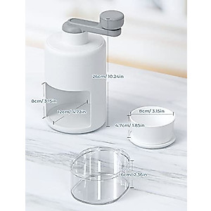 Ice Shaver Portable Ice Crusher with Free Ice Cube Trays