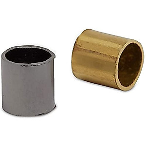 Crimping Beads for Jewelry Making, 2x2 mm Crimp Tube Spacers (1000 Pack)