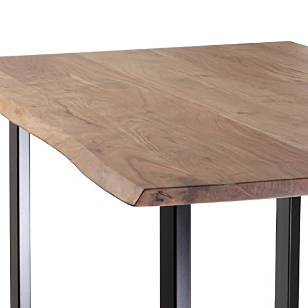 Christopher Knight Home Dining Table, Black + Natural, 31D x 55W x 30H in
