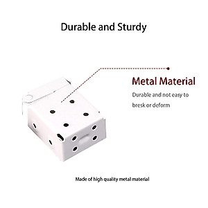 2Pcs Blind Brackets, Box Mounting Brackets for Mini Blinds 2.5 Inch, Window Low Profile Mini Blind Mounting Brackets Holder Window Blinds Headrail Brackets for Window Blinds , White