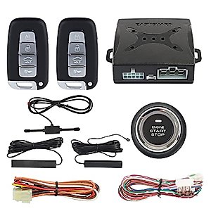 EASYGUARD EC003N-K-1 PKE Car Alarm System Proximity Lock Unlock Push Button Start Remote Engine Start Keyless Go System DC12V